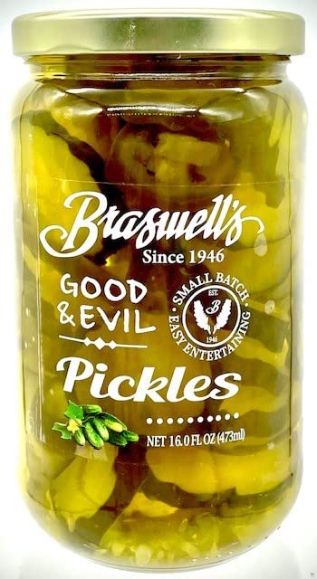 Braswell's Good & Evil Pickles 16 oz – Dusty's Country Store